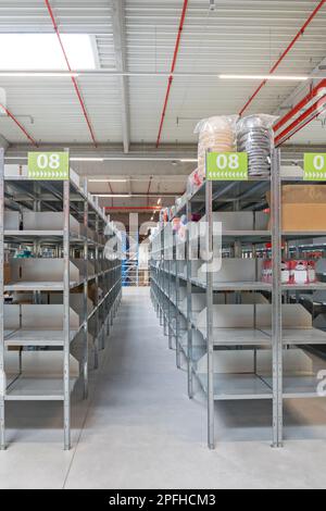 New Shelving System in Picking Warehouse Distribution Centre Stock ...