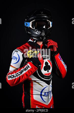 Brady Kurtz of Belle Vue Aces in action during the Rowe Motor Oil ...