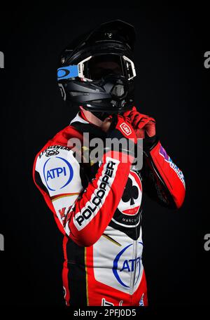 Brady Kurtz of Belle Vue Aces in action during the Rowe Motor Oil ...