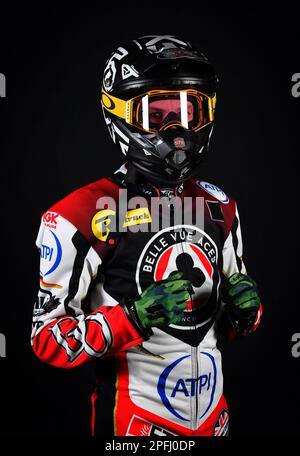Charles Wright during the Belle Vue Aces Media Day at the National ...