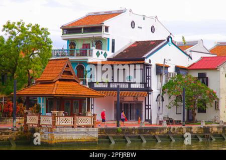 Malaysia, Melaka, Malacca, Melaka River, Quay Stock Photo - Alamy