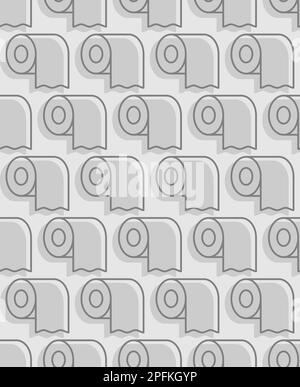Toilet paper roll pattern seamless. Toilet paper background Stock ...