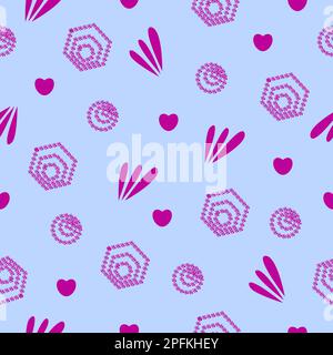 Contrast geometrical seamless pattern in the Bulgarian style Stock ...