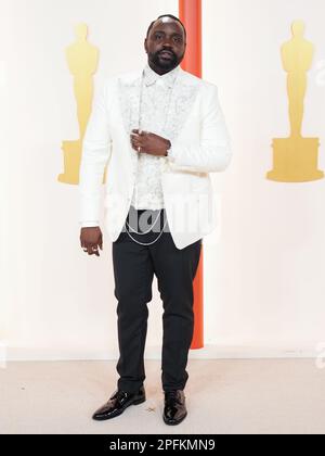 Brian Tyree Henry walking on the red carpet at the 31st Annual Critics ...