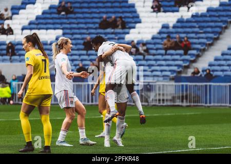 Vicki Becho from OL during the Women's French championship, Arkema ...