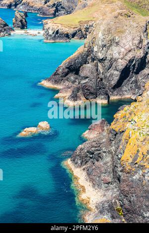 Kynance Cove and Asparagus Island, Cornwall, England Stock Photo - Alamy