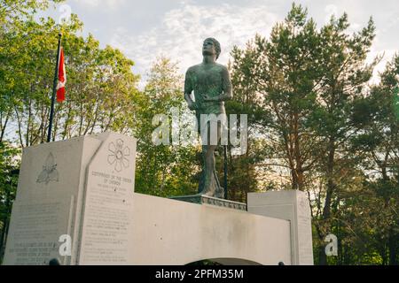 Thunder Bay, Ontario, Canada -2022: Terry Fox Monument, public monument ...