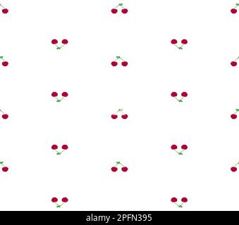Cherry pixel art pattern seamless. Cherries 8 bit background. pixelated ...
