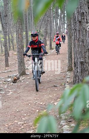 NEIJIANG, CHINA - MARCH 18, 2023 - Environmental volunteers push ...