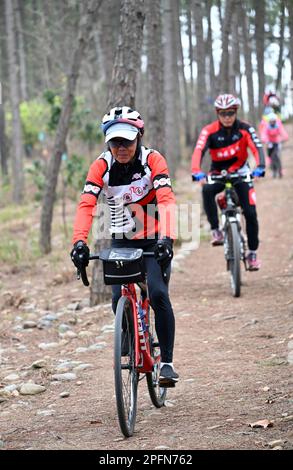 NEIJIANG, CHINA - MARCH 18, 2023 - Environmental volunteers push ...