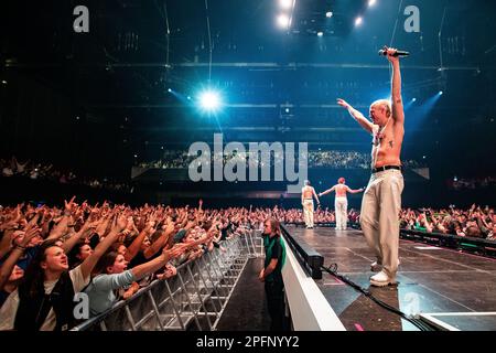 AMSTERDAM - The Hague band Goldband with Boaz Kok (photo), Karel ...