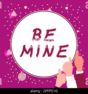 Hand writing sign Kiss Me. Business showcase informally request to ...