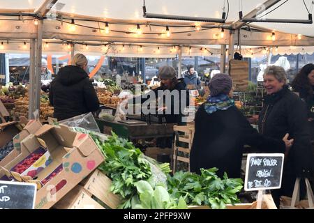 Copenhagen /Denmark/18 March 2023/Food shoppersmat fruit and vegetable ...