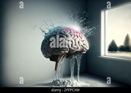 Mind control, conceptual illustration Stock Photo - Alamy