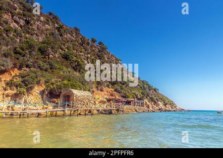 Discover the Stunning Beach of Cap Serrat in Bizerte, Tunisia, Facing ...