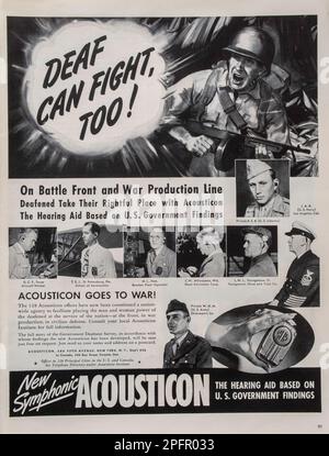 Vintage "Life" Magazine 11 January 1943 Issue Advert, USA Stock Photo ...
