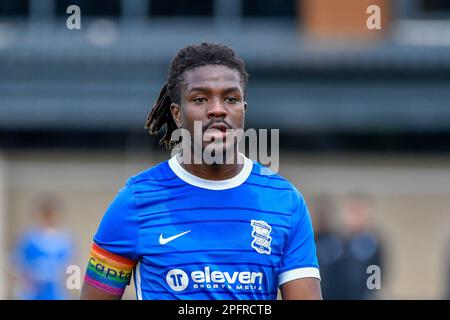 Swansea, Wales. 18 March 2023. Zach Willis of Birmingham City in action ...