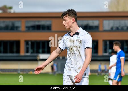 Swansea, Wales. 18 March 2023. Zach Willis of Birmingham City in action ...