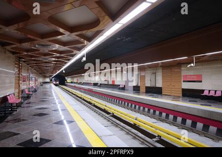 March 18, 2023, Tehran, Tehran, Iran: A view of the Tehran metro ...