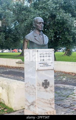 Joao Jayme de Faria Affonso statue sculpture in the grounds of Belem ...