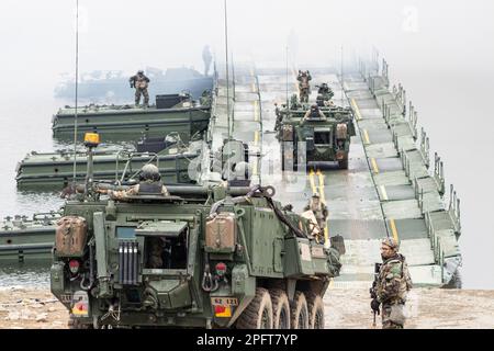 Soldiers with the 62nd CBRN, 23rd Chemical Battalion, 2nd Infantry ...