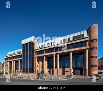 External daytime view of Newcastle Crown Court & Magistrates Court ...