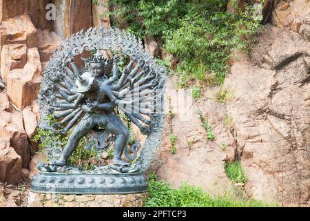 Tantric Deities Hevajra and Nairatmya in Ritual Embrace (Yab-Yum). 1595 ...