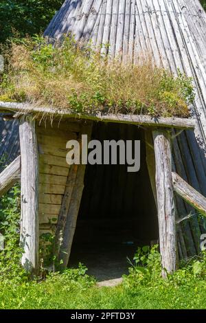Selke Koete Shelter in the Selke Valley Stock Photo - Alamy