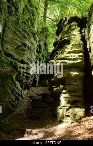 Devil's Gorge, between Irrel and Ernzen, Southern Eifel nature Park ...