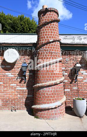 TUSTIN, CALIFORNIA - 7 MAR 2023: El Camino Real and Third Street sign ...