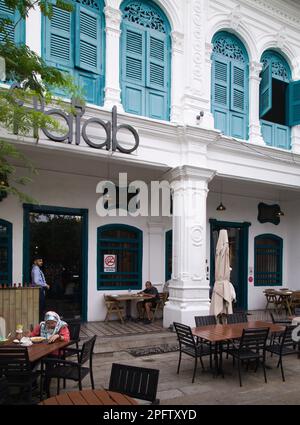 Malaysia, Penang, Georgetown, Halab restaurant Stock Photo - Alamy