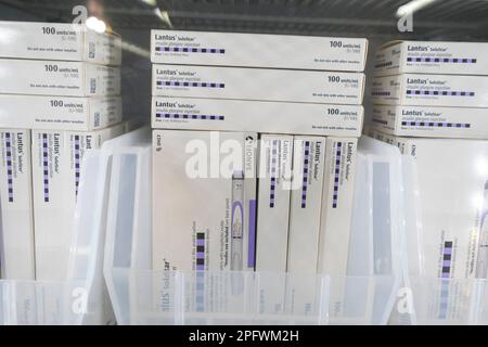 Los Angeles, United States. 18th Mar, 2023. Thousands of doses of ...