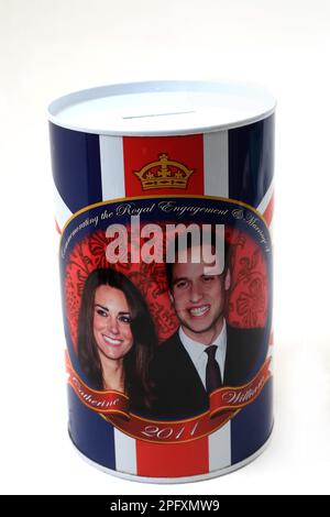Commemorative Money Box Celebrating the Royal Engagement of Prince ...