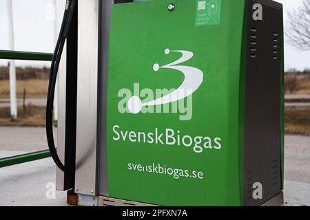 A Svensk biogas fueling station, (In english: Swedish biogas ...