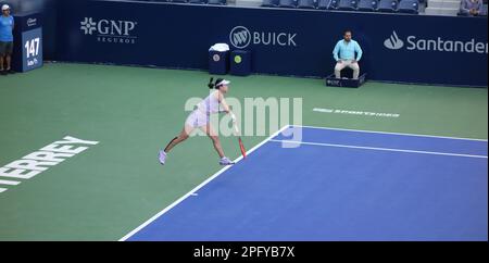 Lin Zhu in Quaterfinals, Monterrey Tennis Open WTA 250 Stock Photo - Alamy