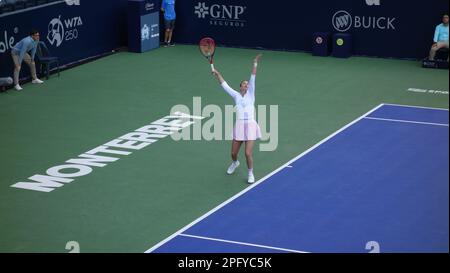 Lin Zhu in Quaterfinals, Monterrey Tennis Open WTA 250 Stock Photo - Alamy