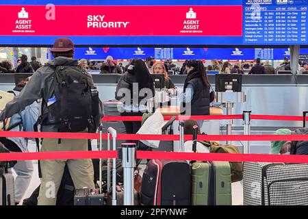 The new Virgin Atlantic check-in area which was opened by The Spice ...