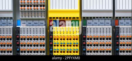 Box for wires of distribution of an electricity, PLC Control panel with ...