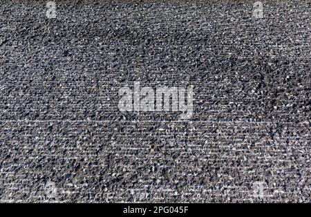 Milled road surface Renewal of bitumen surface Stock Photo - Alamy