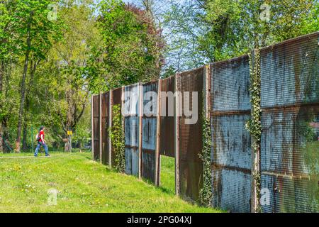 Remains of the Berlin Wall, Gross Glienicke Wall Memorial, Berlin Wall ...