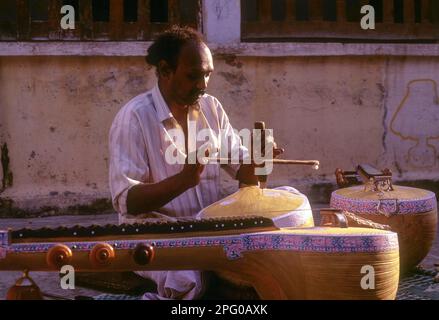 Veena making in Thanjavur, Tamil Nadu, India, Asia Stock Photo - Alamy