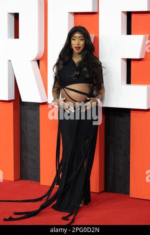 Kamille Purcell at the 'Creed III' film premiere, London, UK - 15 Feb ...