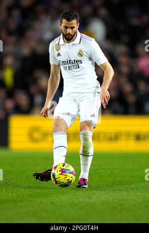Nacho of Real Madrid Cf in action during the La Liga match beetween ...