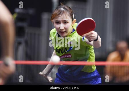 Singapore, Singapore. 17th Mar, 2023. Hina Hayata (JPN) Table Tennis ...