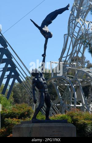 Netball player in wheelchair sculpture, The Australian Institute of ...