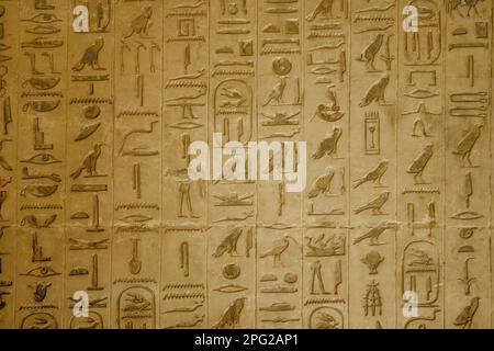 Hieroglyphics inside a Pyramid Egypt Stock Photo - Alamy