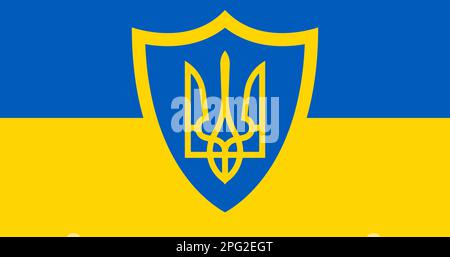 Shield with Ukraine flag icons set. Vector isollaed safety protect icon ...
