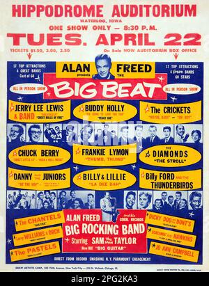 Buddy Holly, Chuck Berry, Jerry Lee Lewis, The Crickets, Frankie Lymon ...