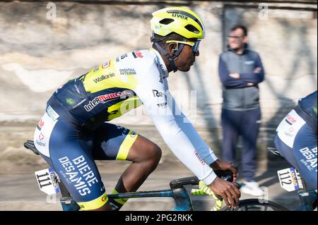 Biniam Girmay Hailu, team Intermarche-Wanty. during Stage 3 - Start ...