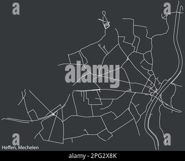 Street roads map of MECHELEN, BELGIUM Stock Vector Image & Art - Alamy